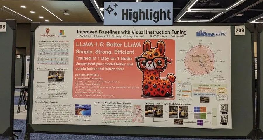 当然包括这个被CVPR官方转发的老哥现场手绘的海报：